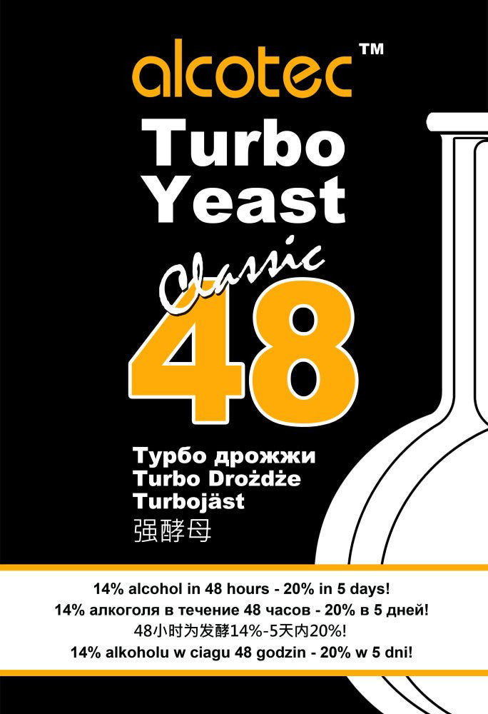 Alcotec Classic 48 Hour Turbo Yeast – VGR Distributing